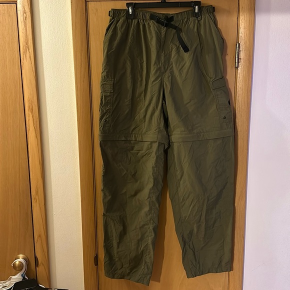 REI | Pants | Rei Mens Convertible Nylon Belted Hiking Outdoor Pants ...